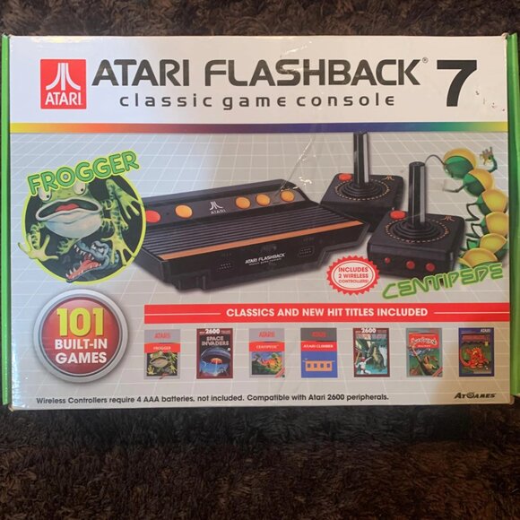 atari | Video Games & Consoles | Atari Flashback 7 Classic Game Console 2 Wireless Controllers ...